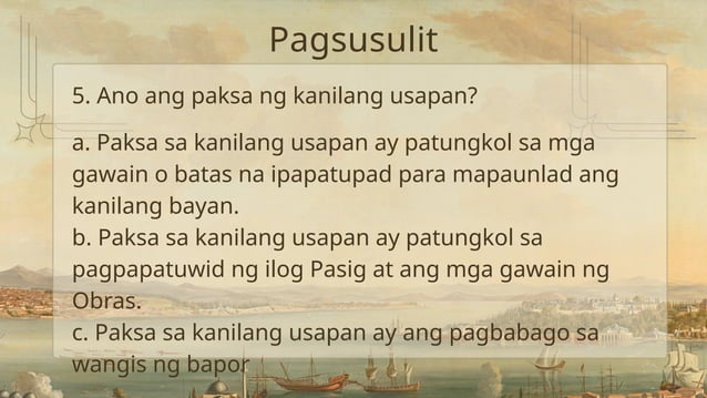 El Filibusterismo Kabanata 1 SA Kubyerta | PPTX