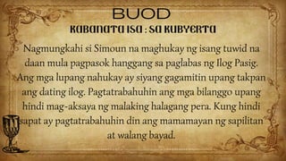 EL FILIBUSTERISMO BUOD NG UNANG KABANATA | PPT