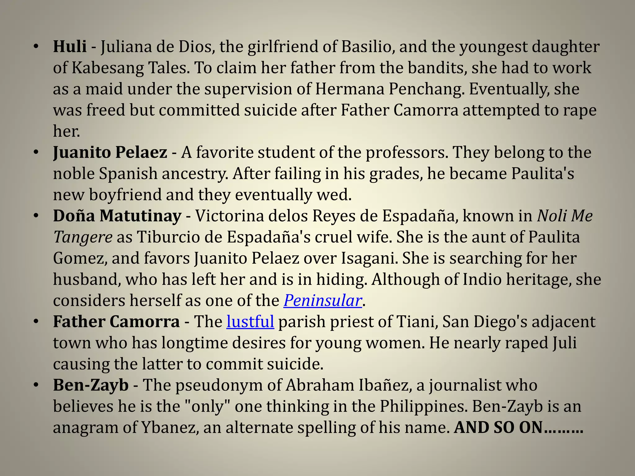 El filibusterismo (BUOD) by Rhean Cabaña | PPTX