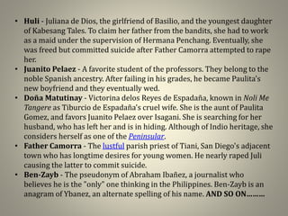 El filibusterismo (BUOD) by Rhean Cabaña | PPTX