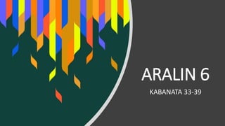 El filibusterismo kabanata 33 39 | PPTX