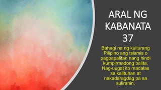 El filibusterismo kabanata 33 39 | PPTX