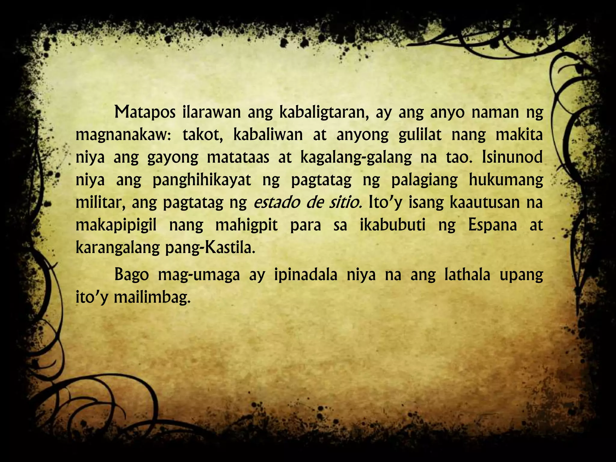 El filibusterismo (kabanata 36) | PPTX