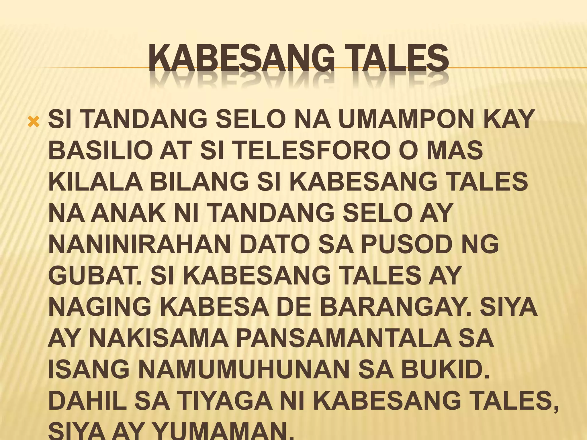 EL FILIBUSTERISMO KABANATA 4: Si Kabesang Tales | PPTX