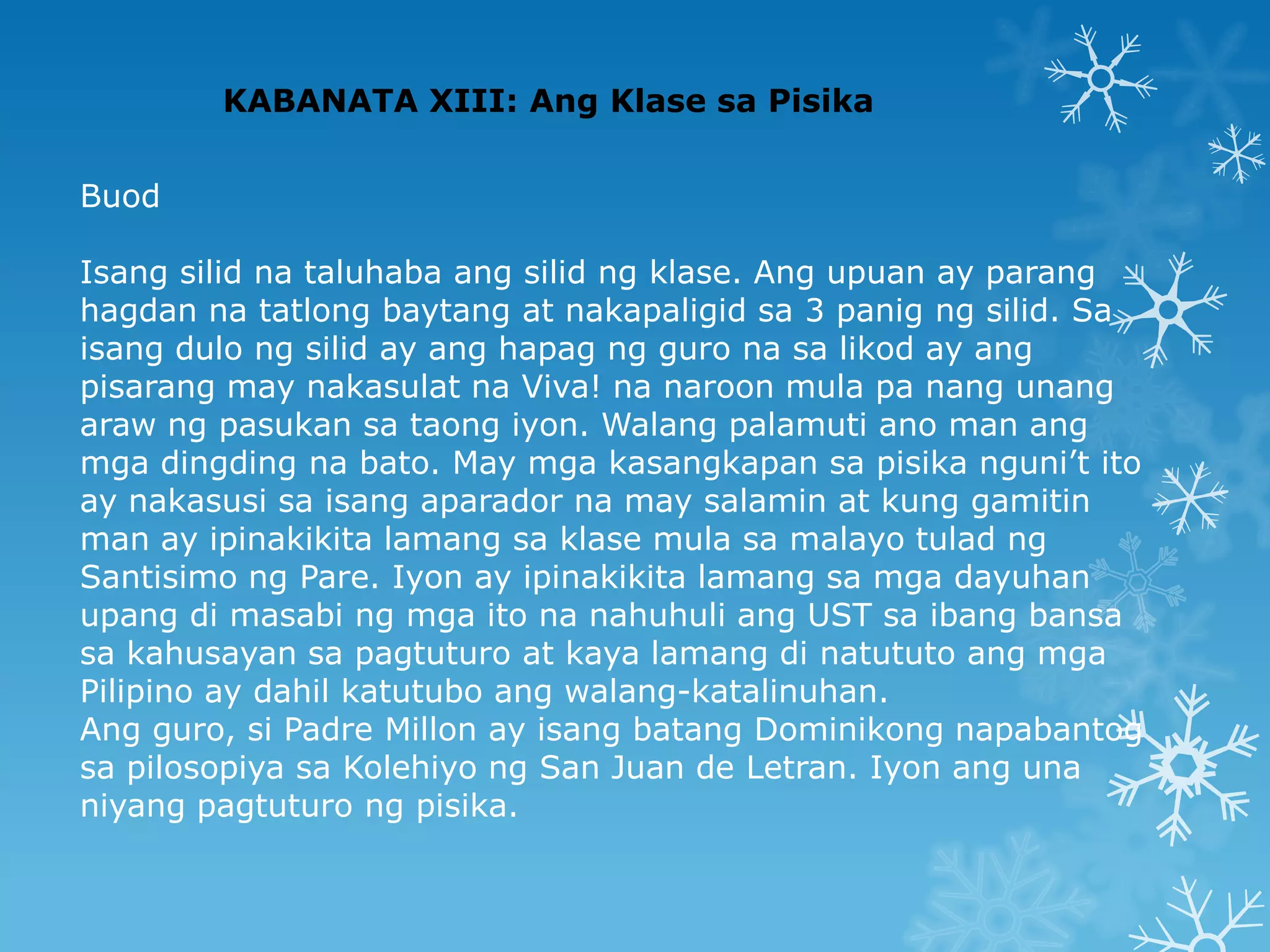 El filibusterismo report | PPTX