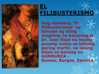 El filibusterismo report | PPTX