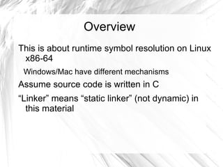 Runtime Symbol Resolution | PPT | Free Download