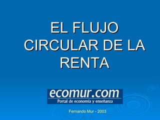 EL FLUJO CIRCULAR DE LA RENTA | PPS