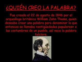 El folklore | PPTX | Musicals | Genres