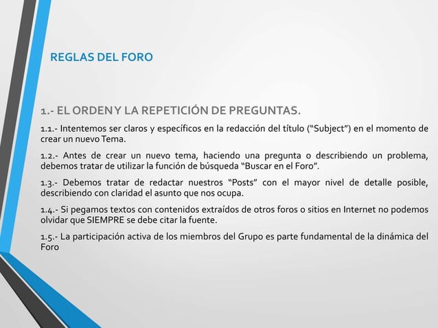 El foro: tecnicas de comunicación grupal | PPTX