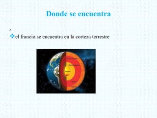 El francio elemento quimico | PPTX