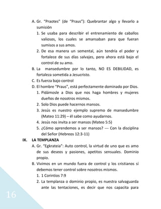 El Fruto del Espíritu Santo | PDF