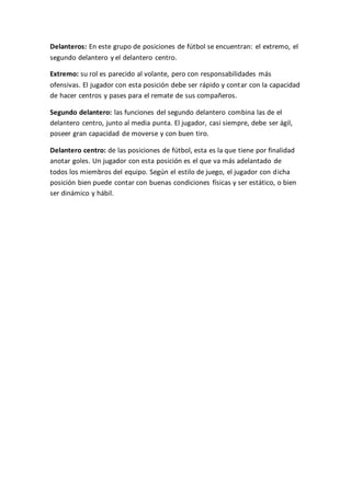 DISCURSO SOBRE EL FUTBOL - Manuel A | DOCX