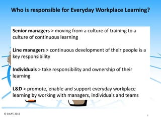 Everyday Workplace Learning; A Quick Guide | PPTX