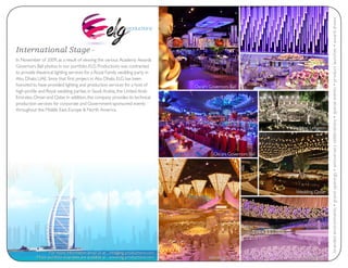 ELG Productions Overview | PDF