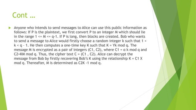 El Gamal Computer And Network Security Pptx Technology And Computing 4938