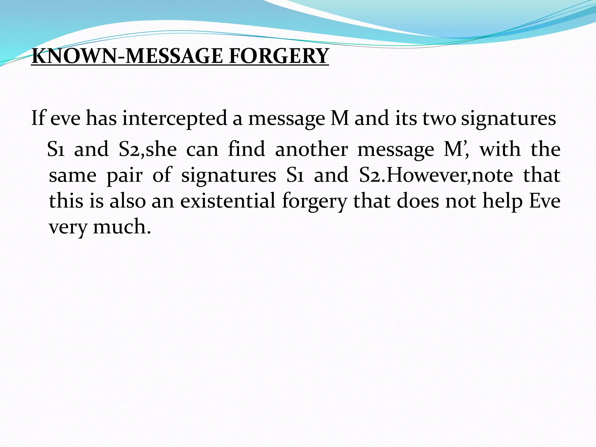 Elgamal & schnorr digital signature scheme copy | PPTX