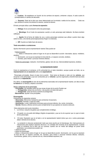 El genero dramatico | DOC