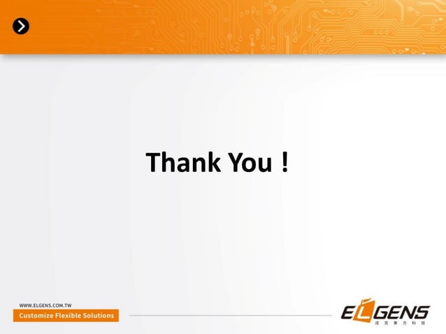 Elgens product profile 20171003 | PPT