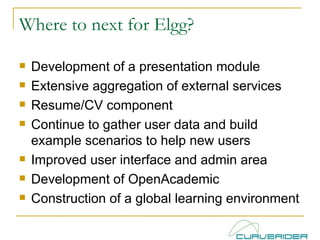 ELGG: the Social e-Portfolio | PPT | Computing | Technology & Computing