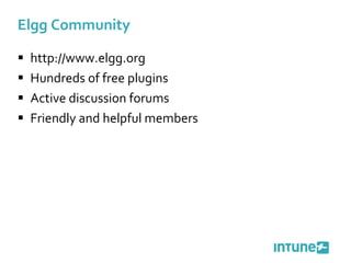How to Build Your Own Social Network with Elgg? | PPT | Free Download