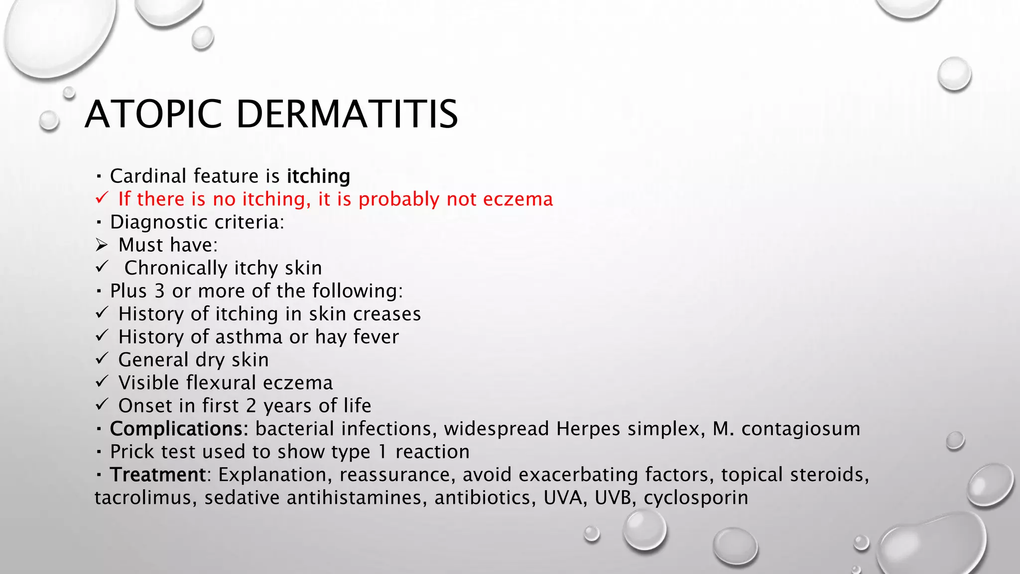 ECZEMA - dermatology case presentation | PPTX