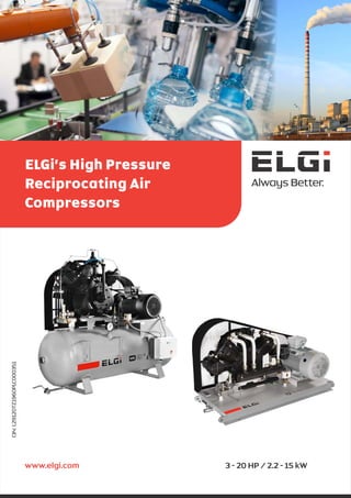 ELGi’s High Pressure Reciprocating Air Compressors | PDF