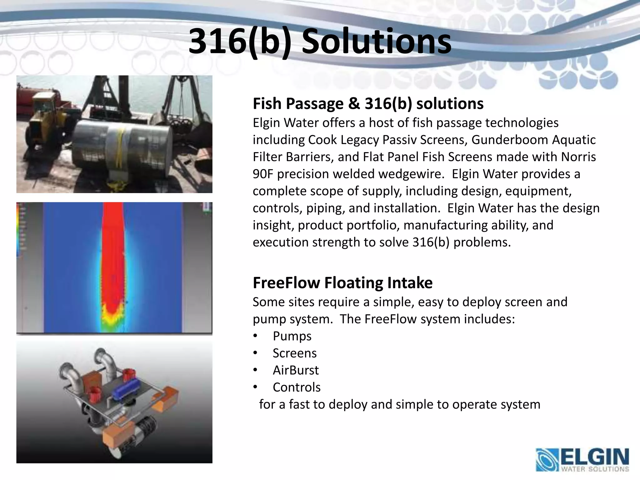 Elgin water solutions presentation | PPTX