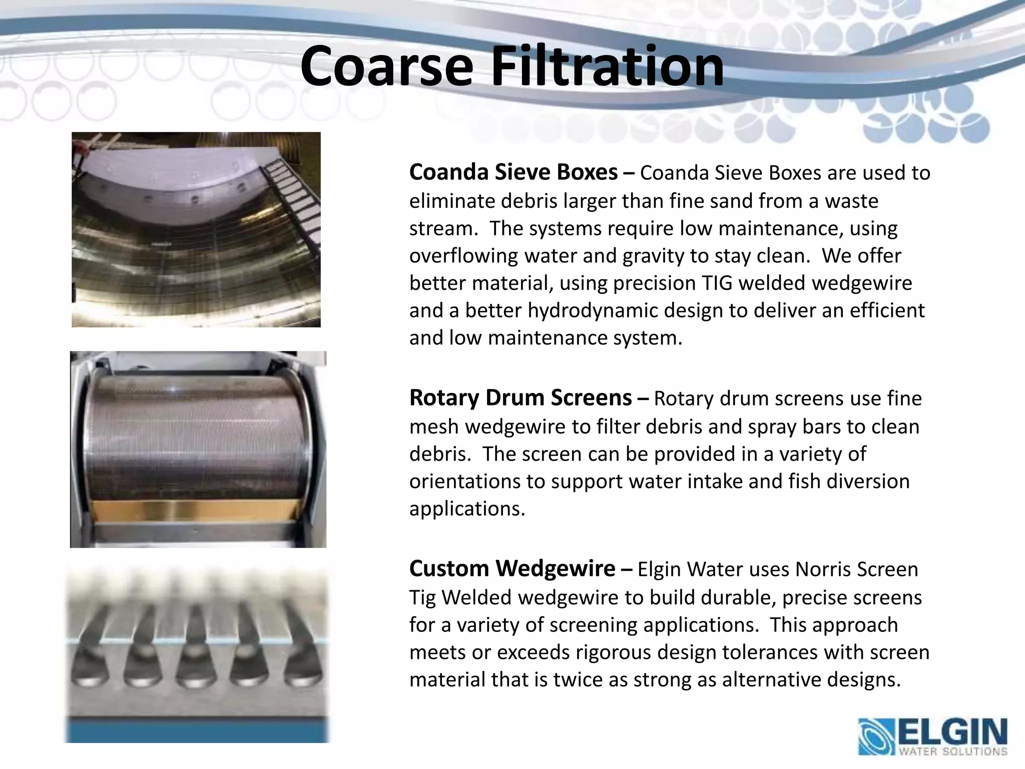 Elgin water solutions presentation | PPTX