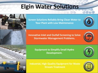 Elgin water solutions presentation | PPTX