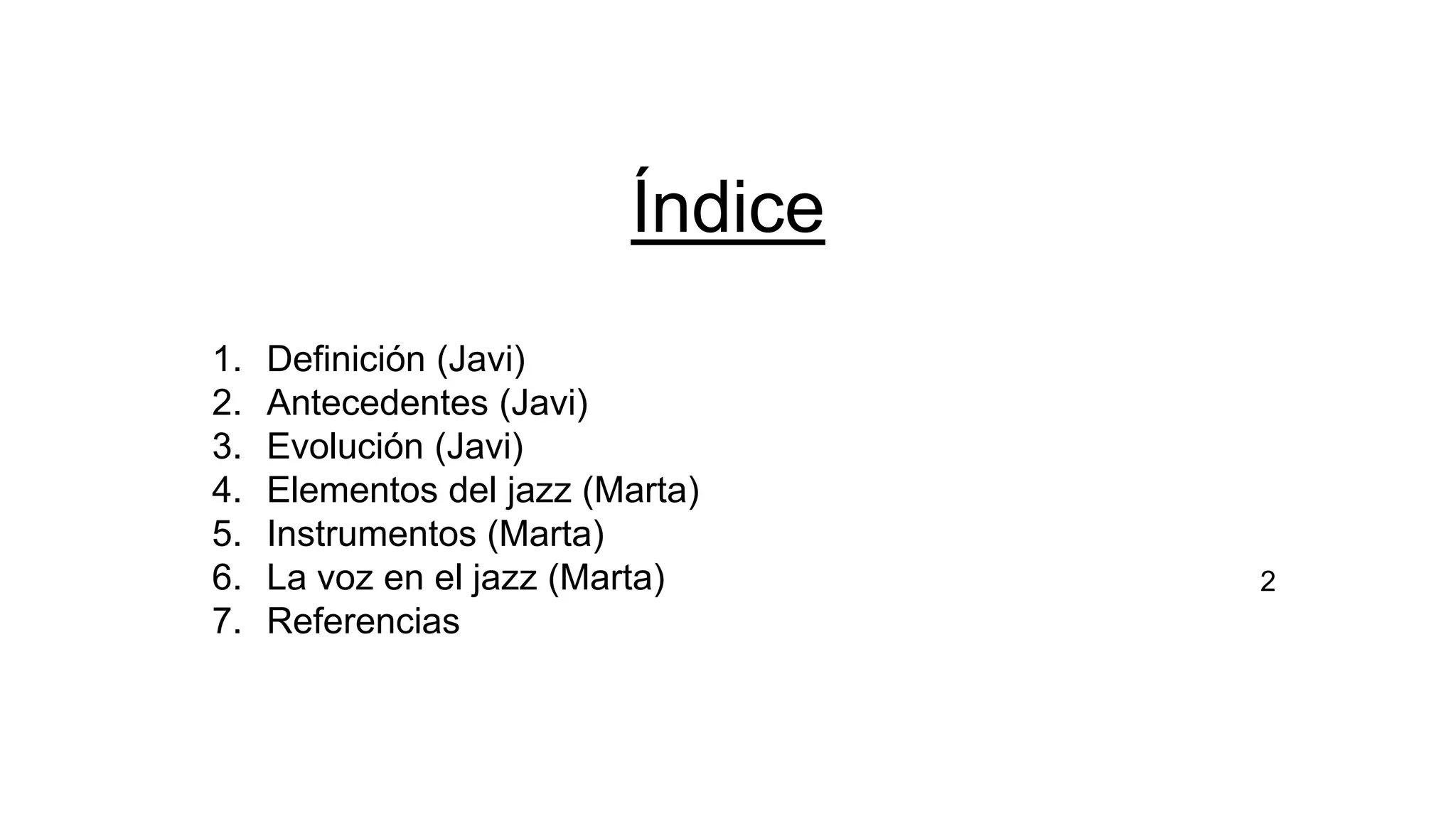 El género musical jazz | PPT