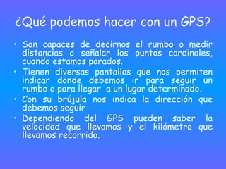 El gps | PPT