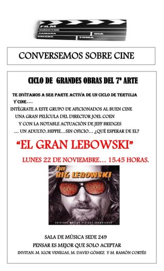 El Gran Lebowski Pdf Descarga Gratuita