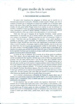 El gran medio de la oración san alfonso maría de ligorio | PDF