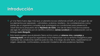 El gran misterio sobre La Hipótesis de Gaia.pptx