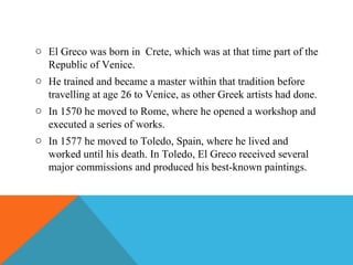 El greco | PPT