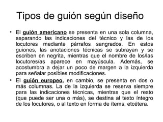 El guion radiofonico | PPT