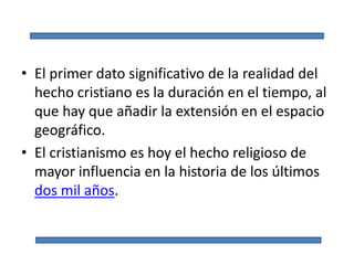 El hecho cristiano | PPTX