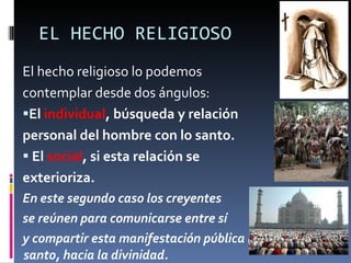 El hecho religioso ppt | PPT