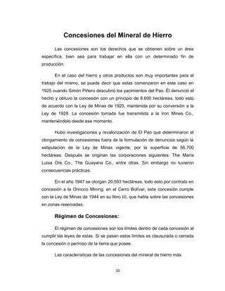 El hierro en venezuela | DOCX