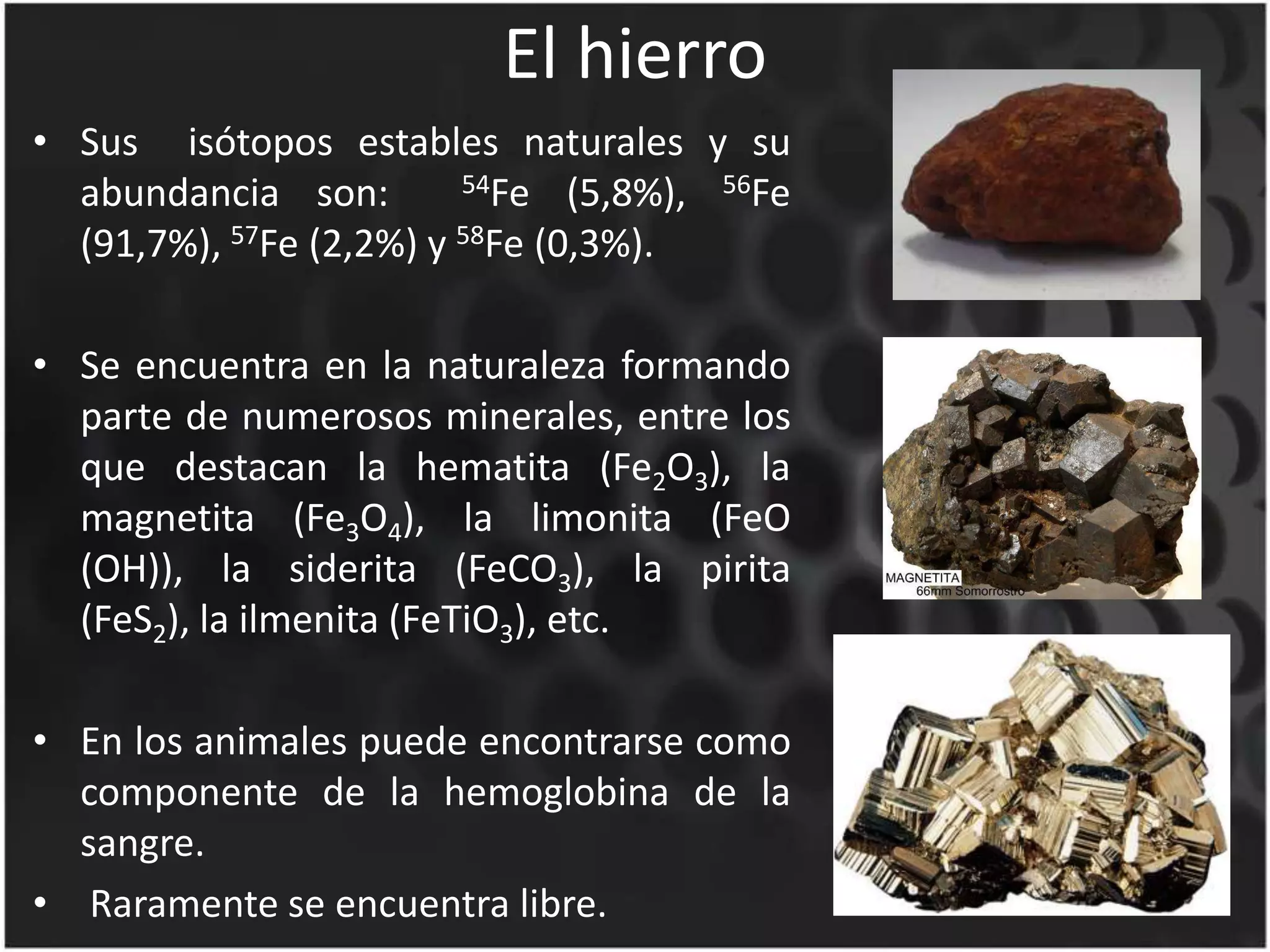 El hierro y sus aleaciones | PPT