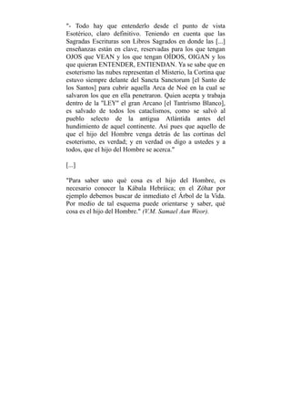 El hijo del hombre primera parte | PDF