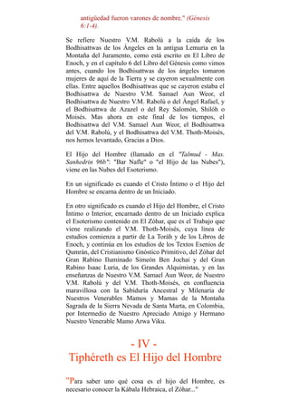 El hijo del hombre primera parte | PDF