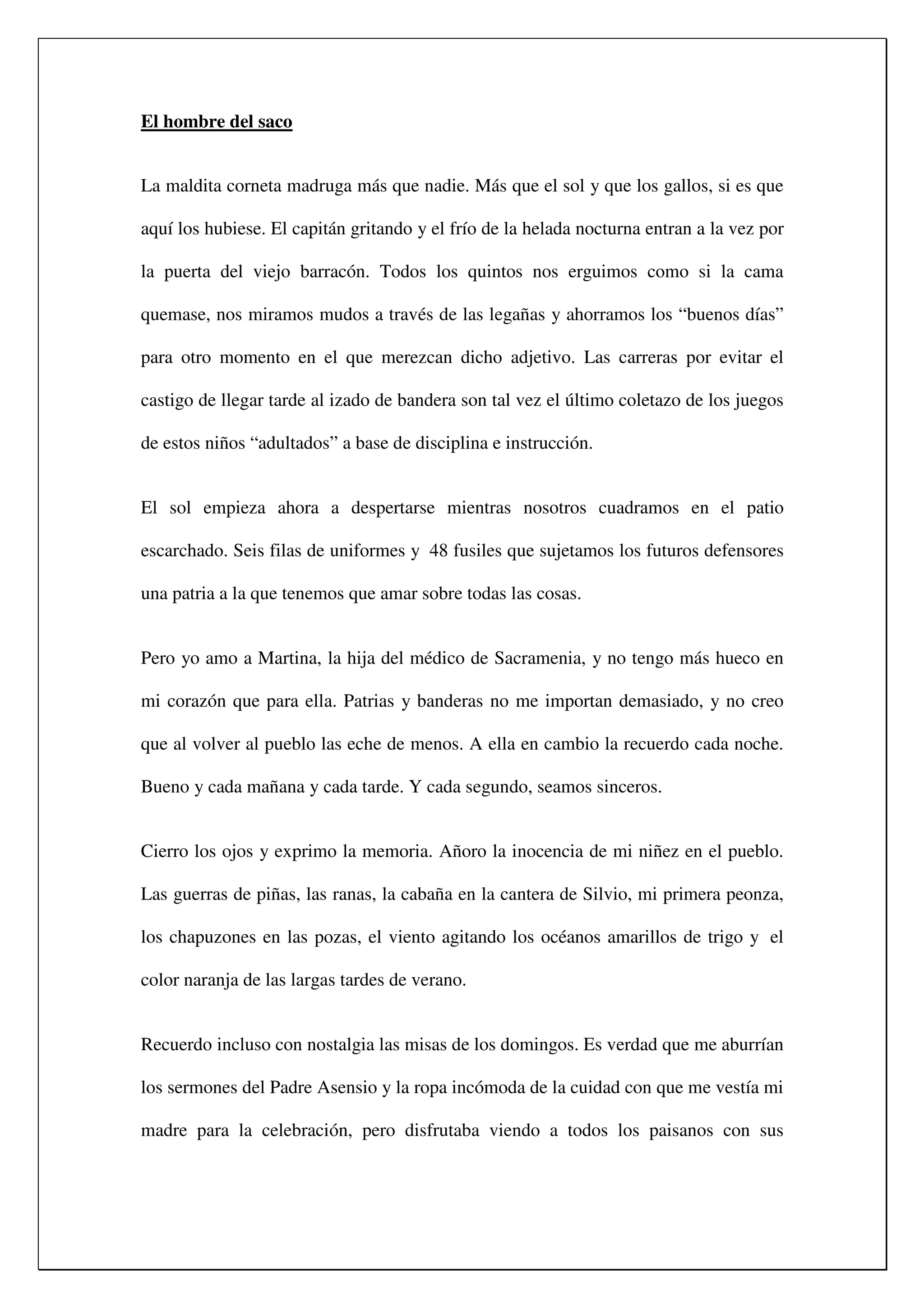 El hombre del saco | PDF
