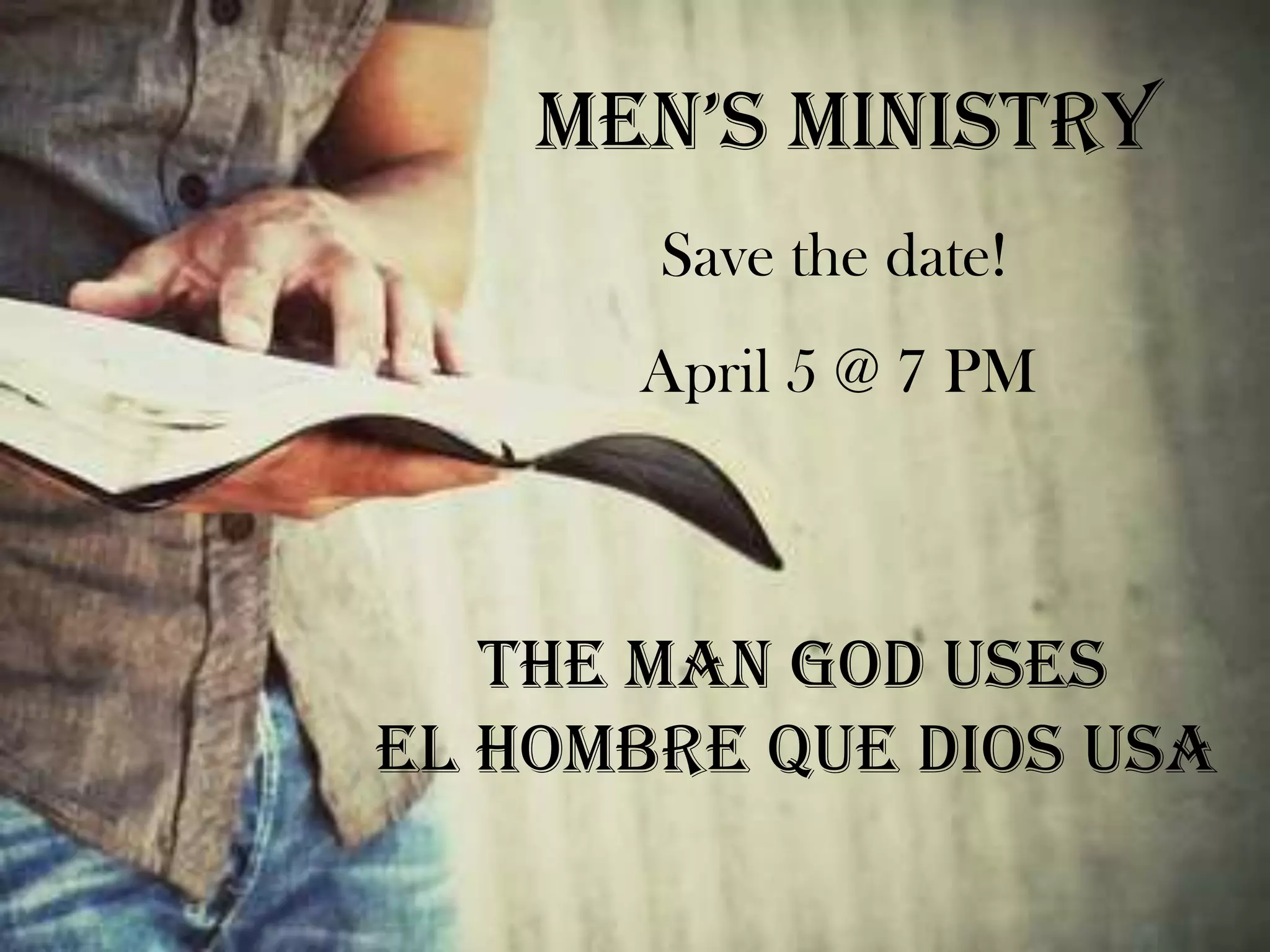 El hombre que dios usa | PPTX