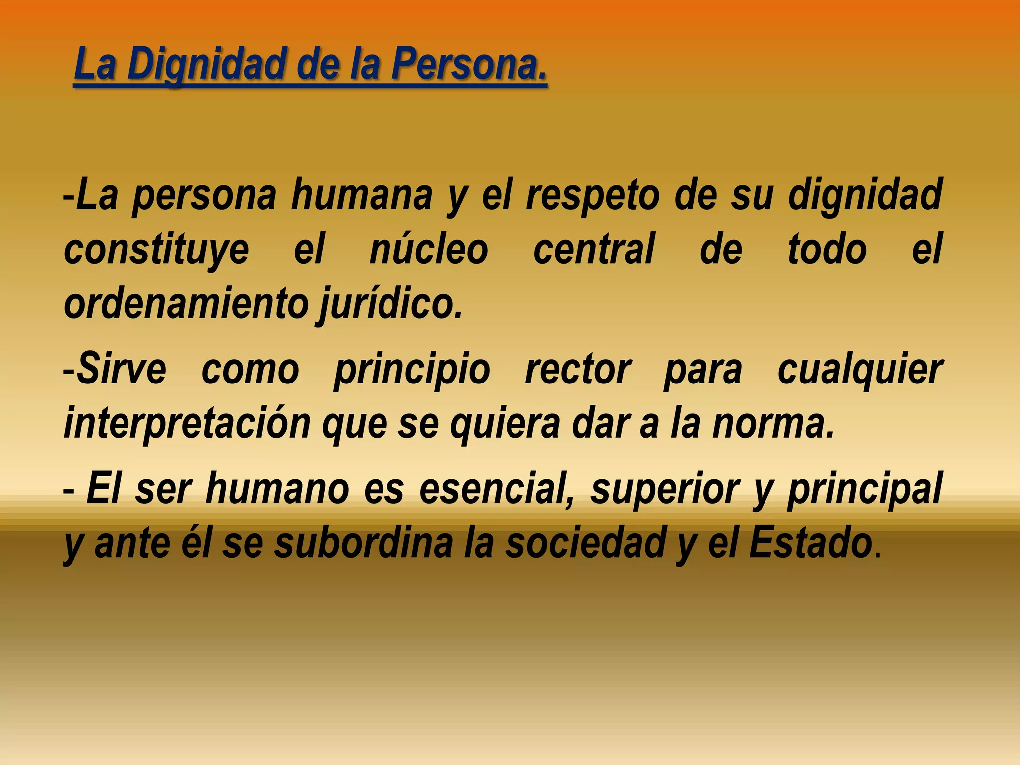 El hombre y la dignidad humana. | PPTX