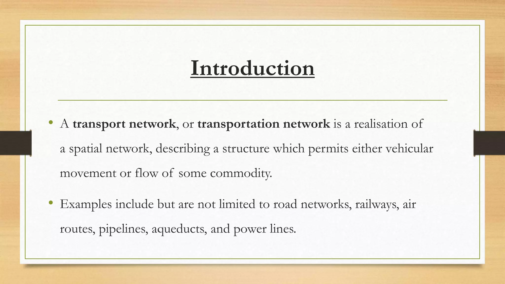 functions of transportation network-cocncept of accessibility an ...