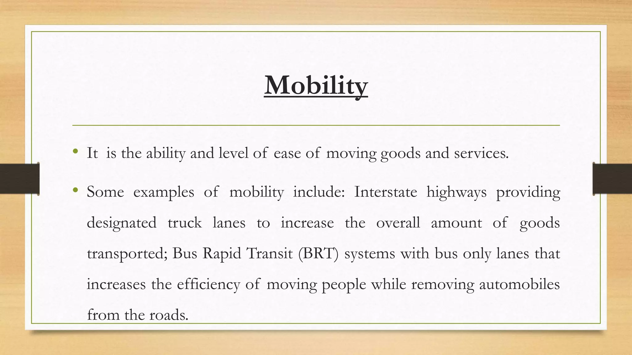 functions of transportation network-cocncept of accessibility an ...