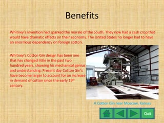 Eli Whitney Presentation | PPT
