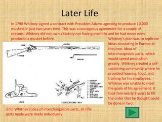Eli Whitney Presentation | PPT